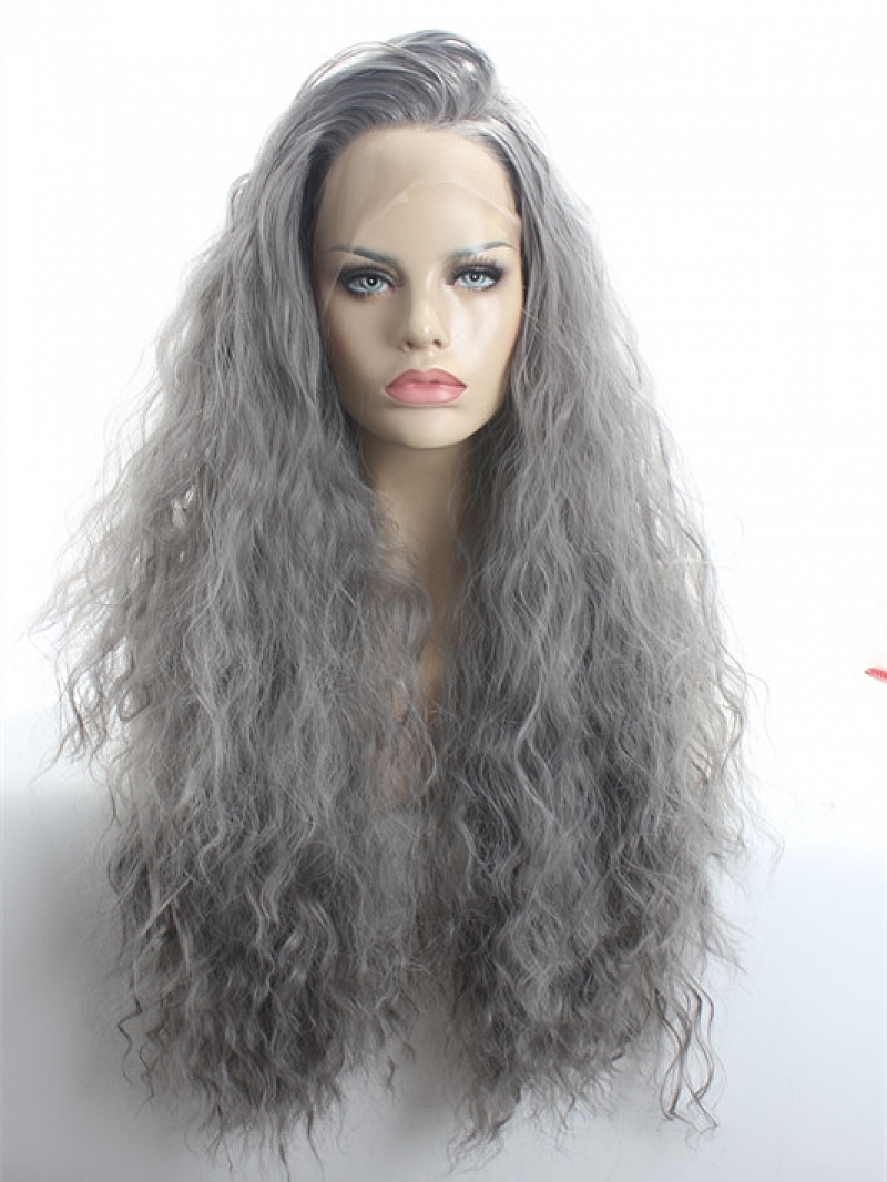 Curly Synthetic Lace Front Wigs