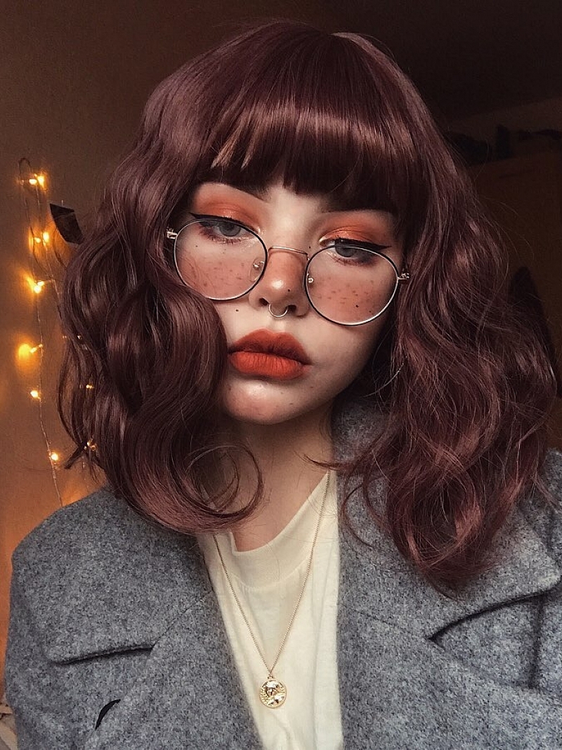 Red Synthetic Lace Front Wigs, High Quality Heat Friendly Synthetic ...